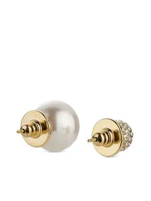 JIMMY CHOO Auri Logo-embellished Stud Earrings