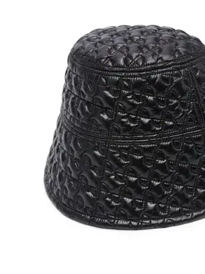 PATOU Embroidered-logo Bucket Hat - Black