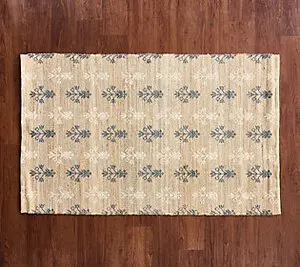 COZY COTTAGE BY LIZ MARIE 3' X 5' Printed Jute Rug - One-color
