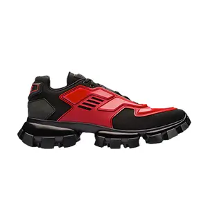 Prada Cloudbust Thunder Knit Sneakers - Red