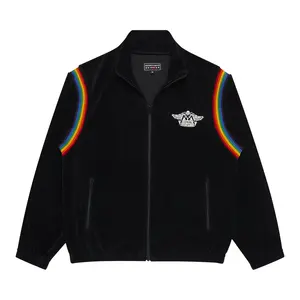 Supreme X Hysteric Glamour Velour Track Jacket In Black | Editorialist