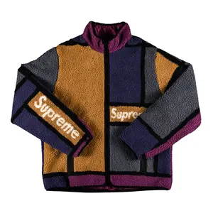 Supreme Color Blocked Jackets For Men