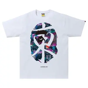 A BATHING APE Neon Tokyo Tee - White