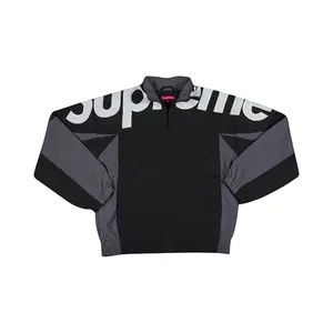 Supreme Shoulder Logo Track Jacket - Black | Editorialist