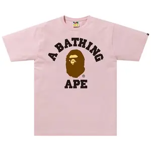 A BATHING APE College Tee - Pink
