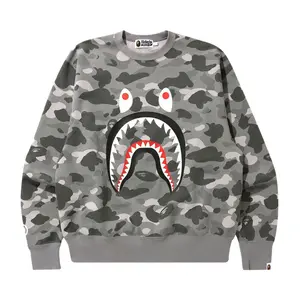 A BATHING APE Color Camo Shark Relaxed Fit Crewneck