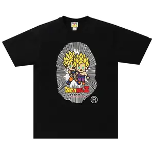 A BATHING APE X Dragon Ball Baby Milo Ape Head Tee - Black