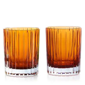 THE MARTHA, BY BACCARAT Harmonie Colors Of Joy Tumblers, Set Of 2 - Orange