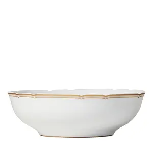 Bernardaud Pompadour Salad Bowl - White/gold