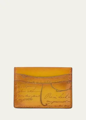 Berluti Bambou Neo Scritto Card Case