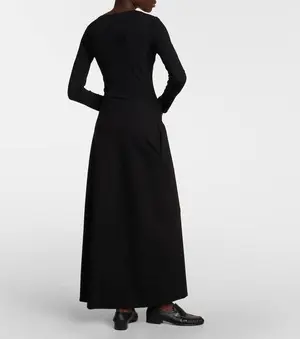 THE ROW Flores Asymmetric Maxi Skirt