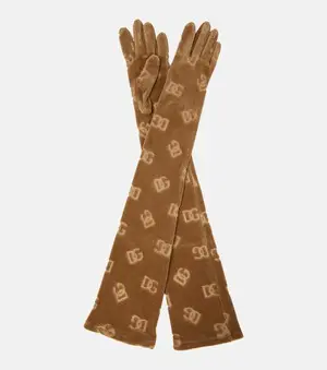 Dolce & Gabbana Chenille Gloves