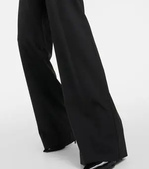 Dolce & Gabbana Wool-blend Wide-leg Trousers
