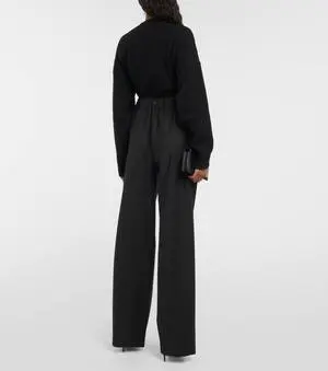 Dolce & Gabbana Wool-blend Wide-leg Trousers