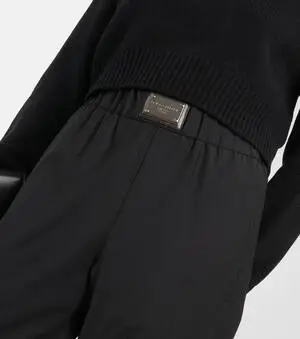 Dolce & Gabbana Wool-blend Wide-leg Trousers