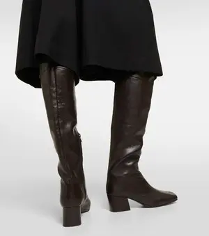 LEMAIRE Over-the-knee Leather Boots