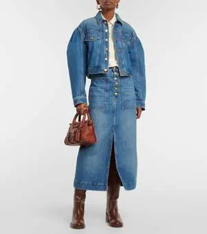Ulla Johnson Bea Denim Skirt