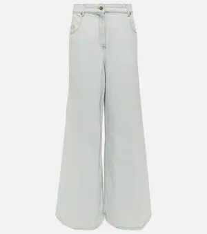 Nina Ricci High-rise Flared Jeans - Blue