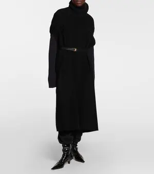 THE ROW Dua Cotton And Cashmere Turtleneck Sweater