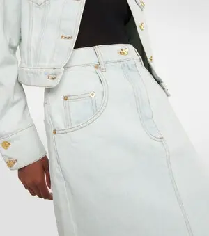 Nina Ricci Denim Maxi Skirt