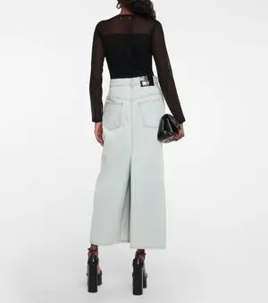 Nina Ricci Denim Maxi Skirt