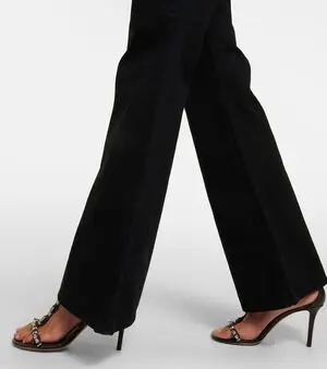 Ulla Johnson Lou High-rise Flared Jeans - Black