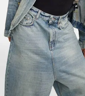 Balenciaga Wide-leg Jeans - Blue