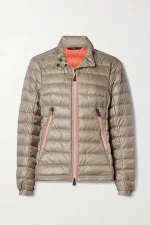 Moncler Walibi Quilted Ripstop Down Jacket - Neutrals