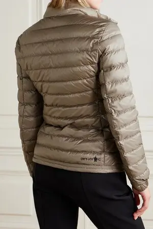 Moncler Walibi Quilted Ripstop Down Jacket - Neutrals