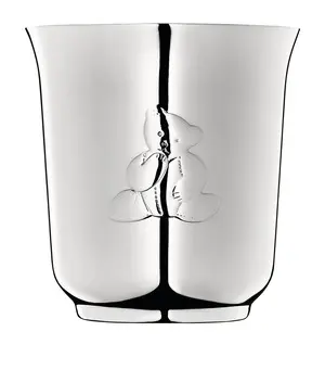 Christofle Plated Charlie Bear Baby Cup - Silver