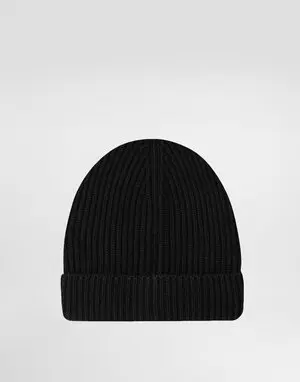 Dolce & Gabbana Wool And Cashmere Beanie - Black