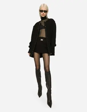 Dolce & Gabbana Single-breasted Bouclé Jacket