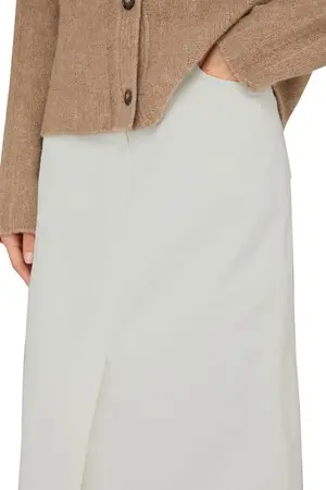 LOULOU STUDIO Rona Organic Cotton Maxi Skirt - Ivory