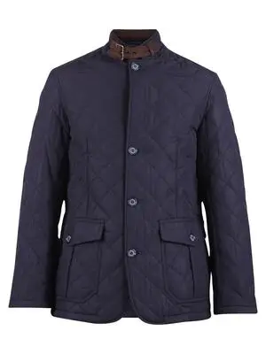 Barbour Three-quarter Coat - Blue