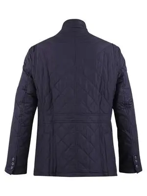Barbour Three-quarter Coat - Blue