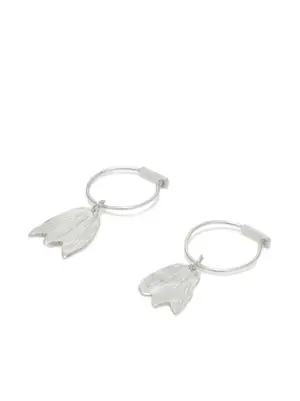 JIL SANDER Floral-detail Drop Earrings