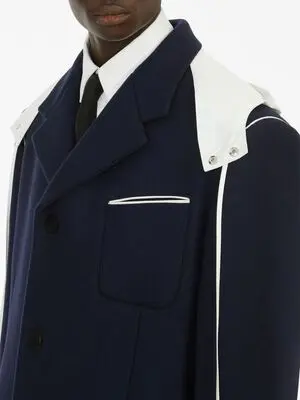 FERRAGAMO Single-breasted Hooded Coat