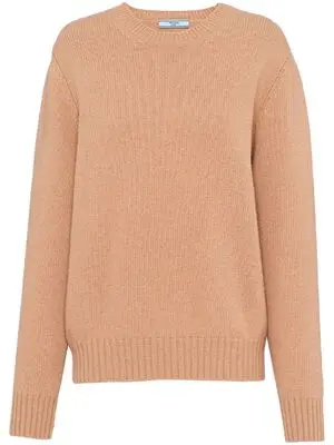 Prada Wool-cashmere Jumper - Brown