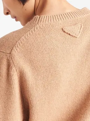 Prada Wool-cashmere Jumper - Brown