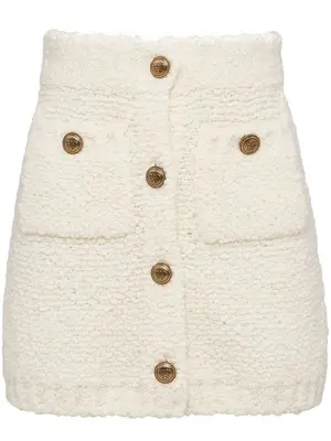 Prada Bouclé Mini Skirt