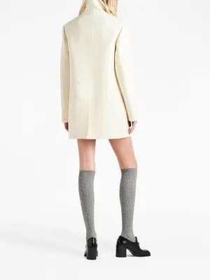 Prada Double-breasted Wool Pea Coat