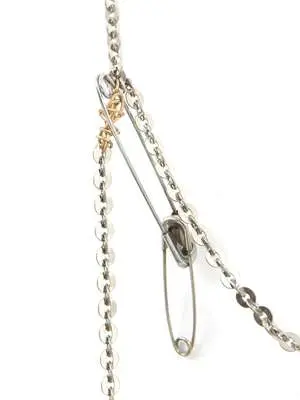 MAISON MARGIELA Chain-link Safety-pin Brooch