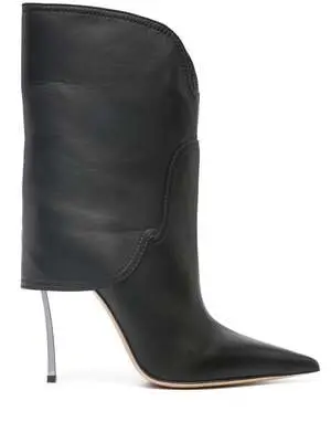 Casadei 100mm Leather Boots