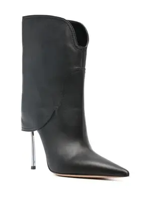 Casadei 100mm Leather Boots