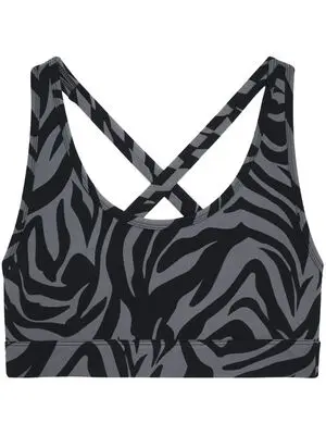 ANINE BING Axel Zebra-print Bra