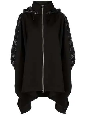 Herno Hooded Cotton Knitted Cape