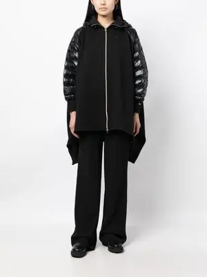 Herno Hooded Cotton Knitted Cape