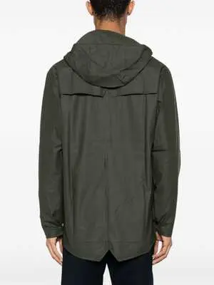 Rains Drawstring Hood Rain Jacket