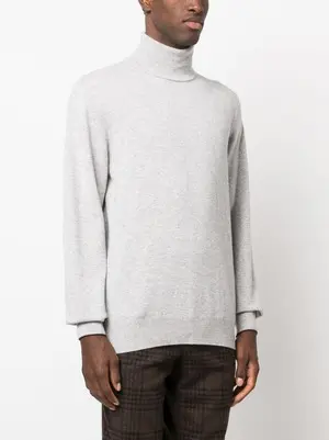 Brunello Cucinelli Roll-neck Cashmere Jumper - Grey