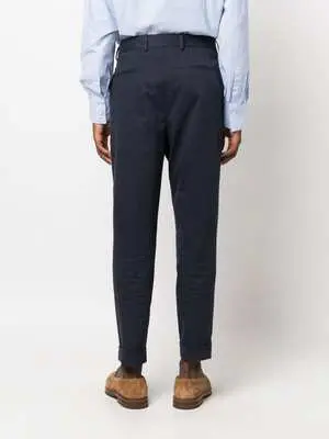 Brunello Cucinelli Slim-cut Pleated Chino Trousers
